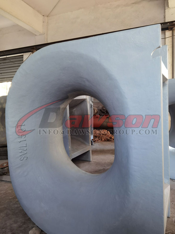 Double Roller Chock, Casting Steel Closed Roller Chocks for Marine ...