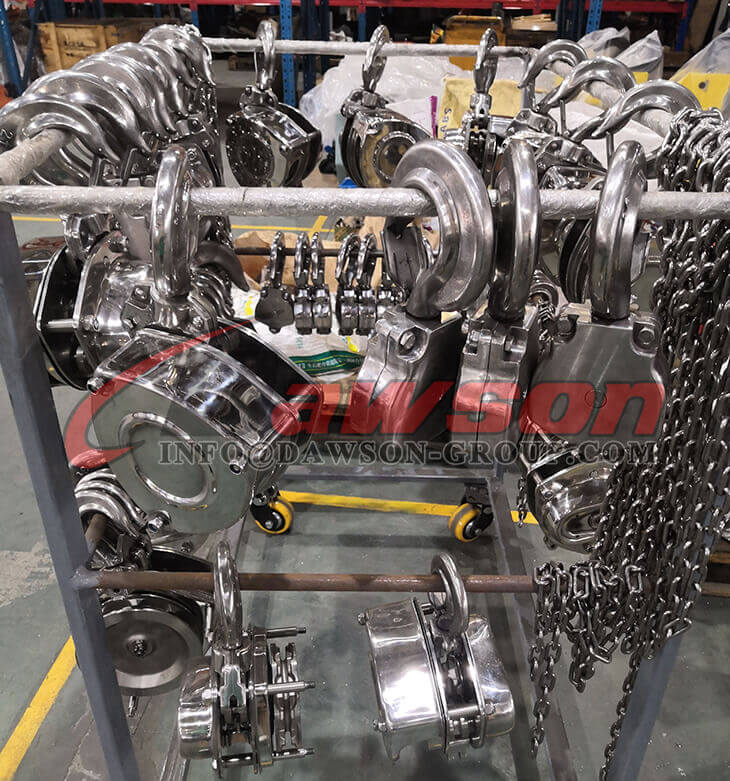 DS-ST-C Stainless Steel Chain Hoist, SS Chain Block, Manual Chain Hoist ...