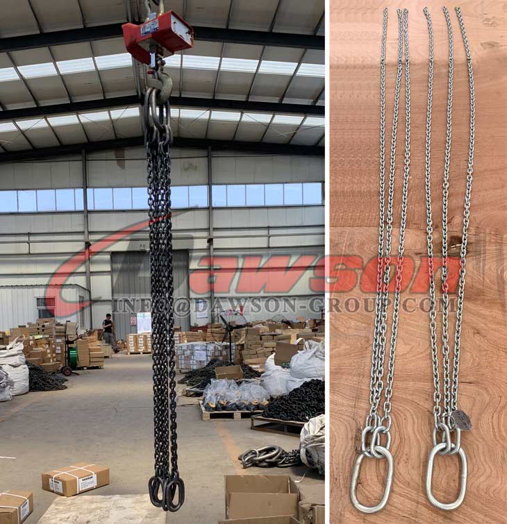 Grade 80 Single Leg Chain Sling, G80 Chain Slings for Lifting & Lashing ...