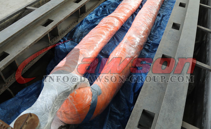 WLL 700T Polyester Round Slings, 700000kg Heavy Duty Endless Type Crane ...
