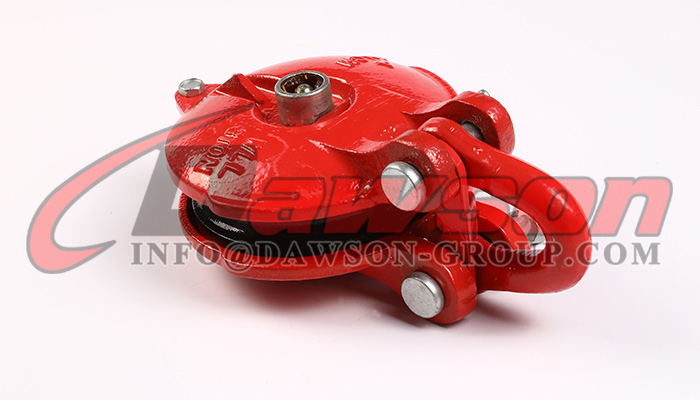 Yarding Block Oval Eye Double Sheave With Painted Orange Color, snatch ...