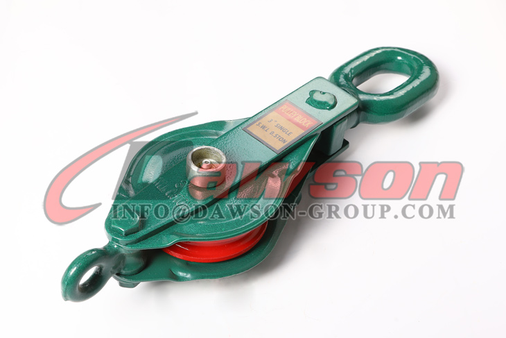 Open Type Pulley Block Single Sheave With Eye, snatch blocks, pulley ...