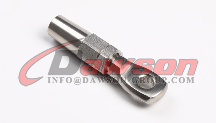 AISI316 Stainless Steel Wire Rope Swageless Eye Terminal, Metric ...