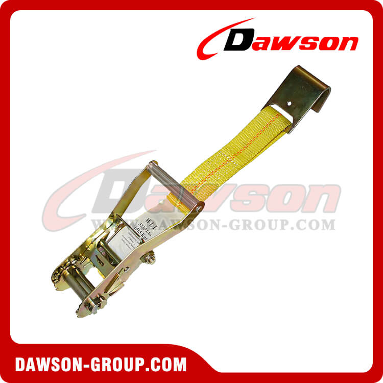 2 inch Ratchet Strap Short End with Forged Delta Ring, Ratcheting Tie ...